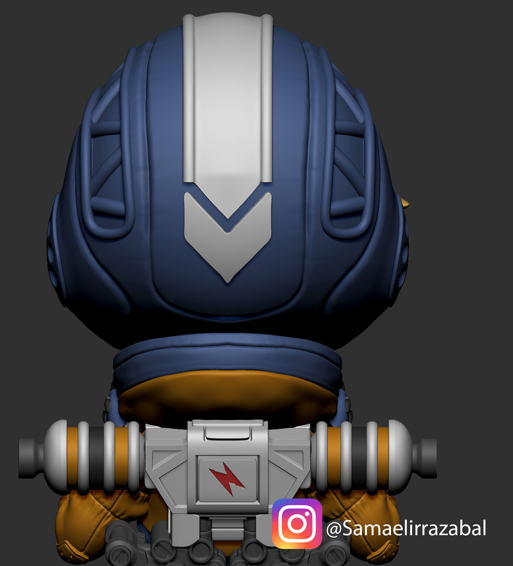 Apex Legends Wattson figure and keychain fanart 3D model 3D printable ...