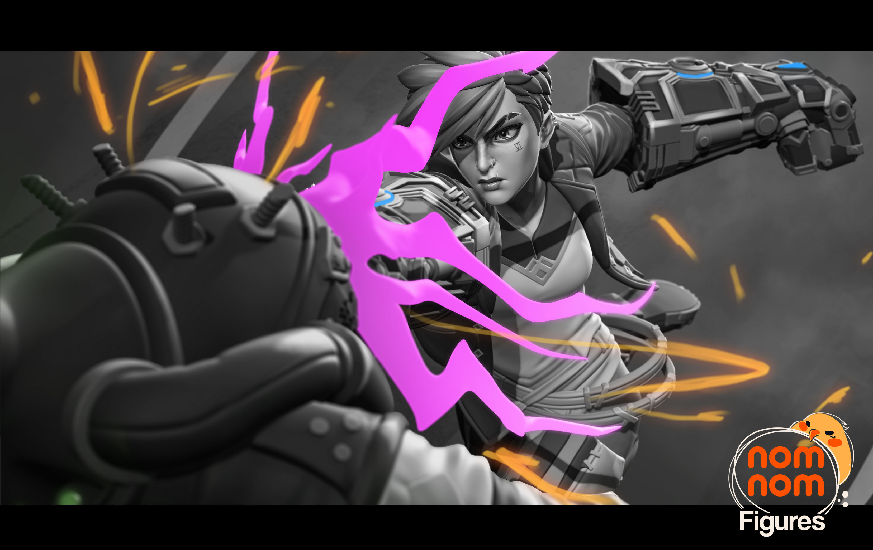 Vi vs Chemtank - Arcane Diorama 3D model 3D printable | CGTrader