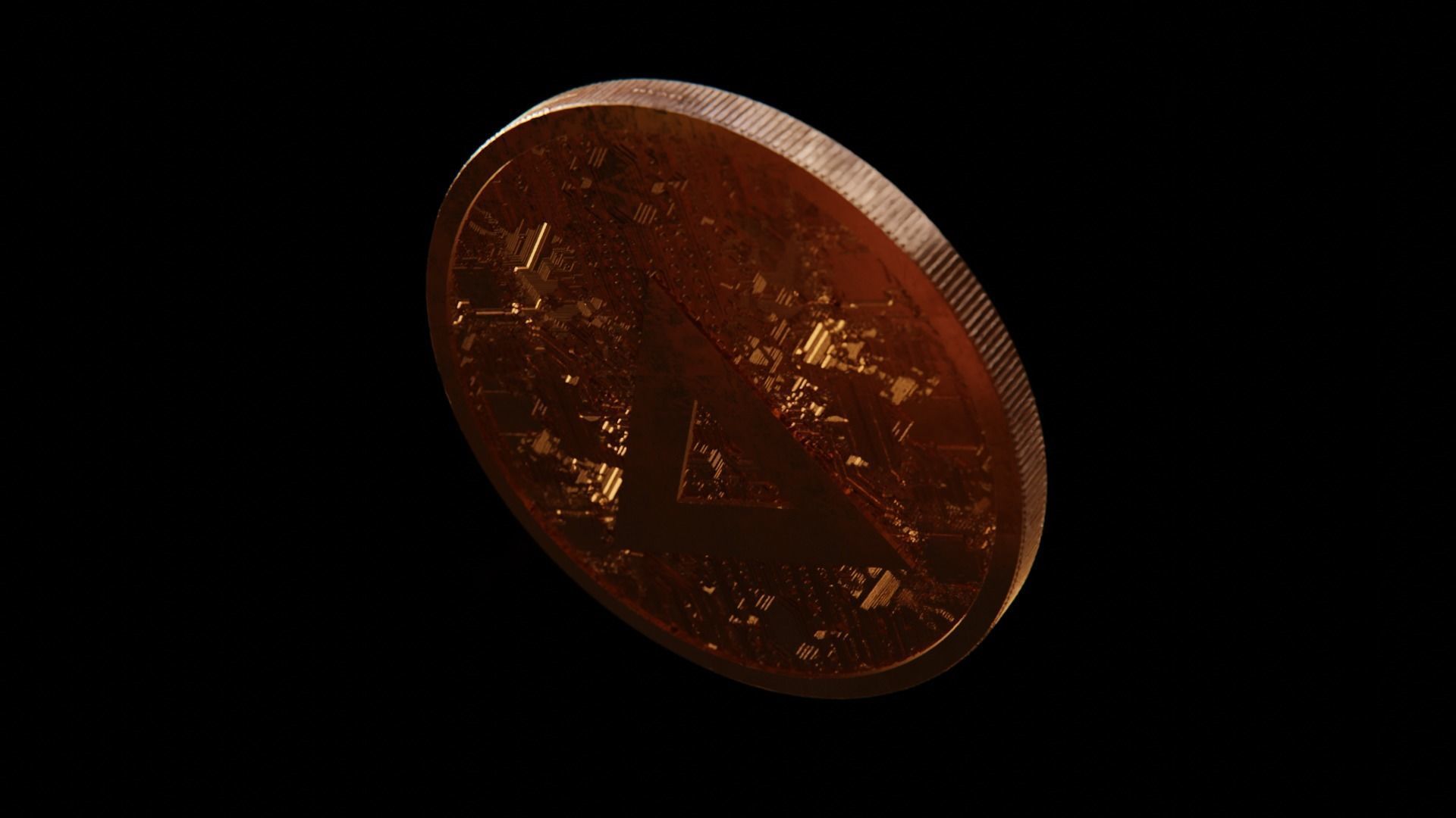 Basic Attention Token BAT Coin 3D model animated | CGTrader