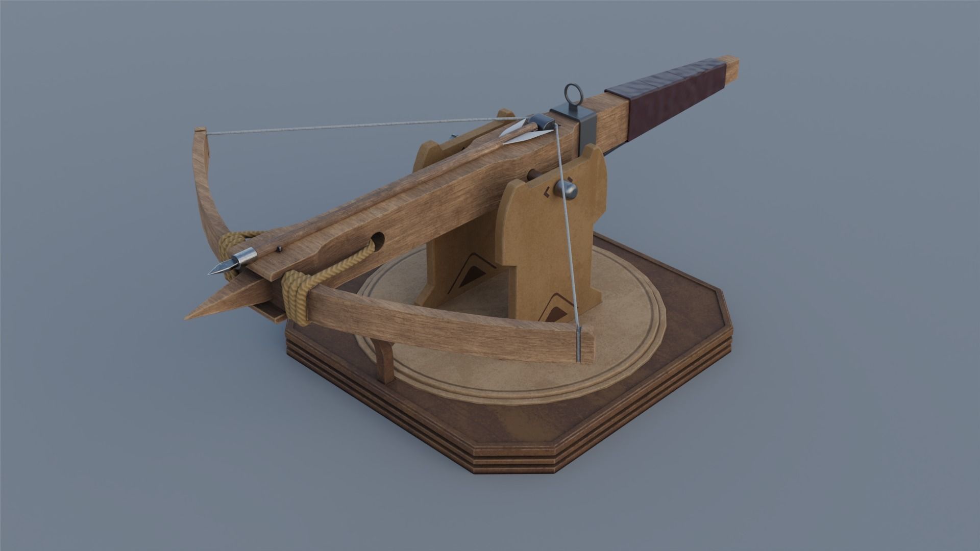 3D model Mounted Crossbow VR / AR / low-poly | CGTrader
