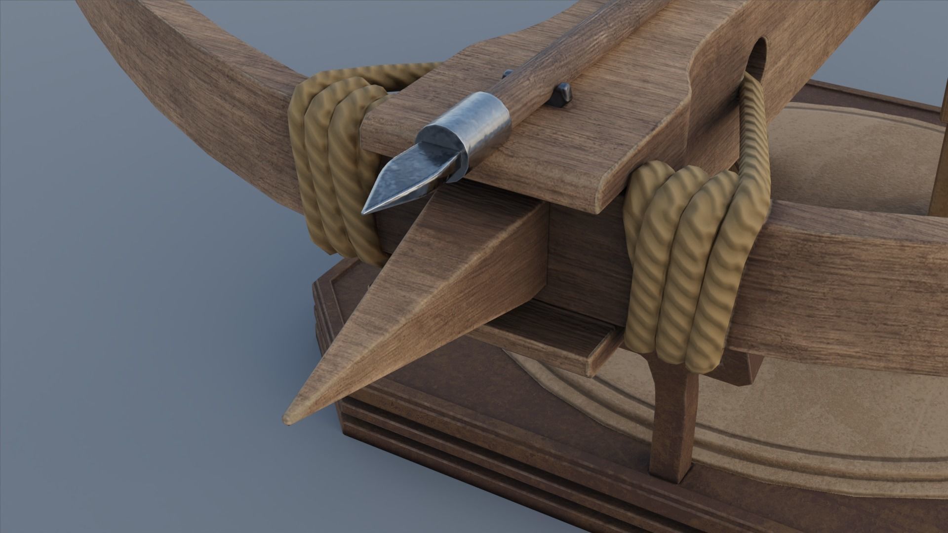 3D model Mounted Crossbow VR / AR / low-poly | CGTrader