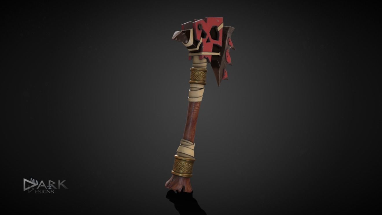 3D model Warhammer Orc Choppa VR / AR / low-poly | CGTrader