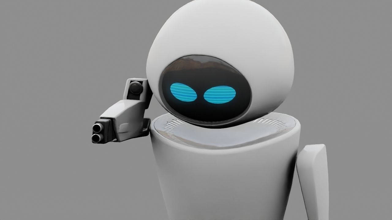 EVE android rigged - animated 3D model animated rigged | CGTrader