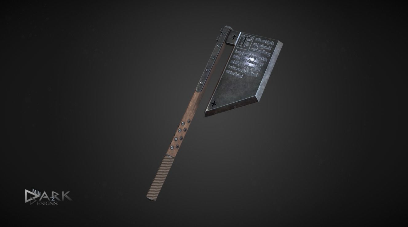 3D model Holy Executioner Axe VR / AR / low-poly | CGTrader