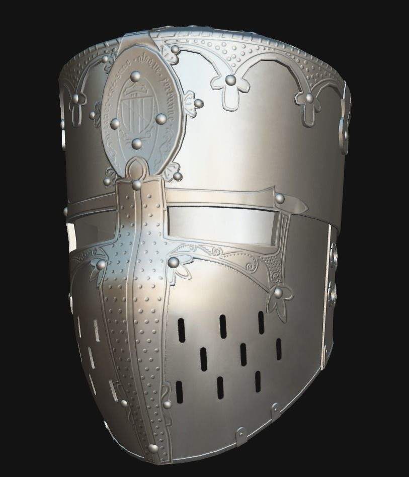 Crusader Helm 3D model | CGTrader