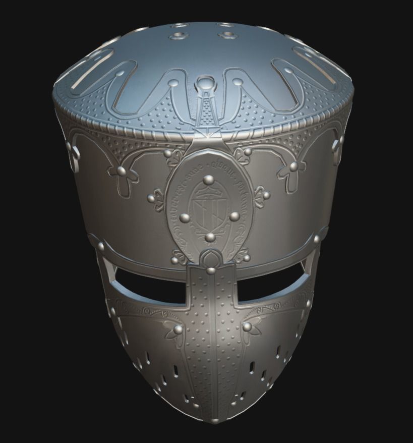Crusader Helm 3D model | CGTrader