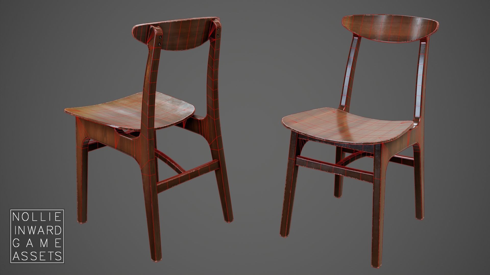 3D model Soviet Chair Variant 1 Light VR / AR / low-poly | CGTrader