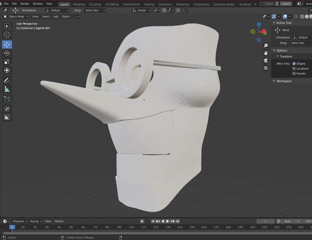 SPAMTON MASK WITH MOVABLE MOUTH 3D model 3D printable | CGTrader