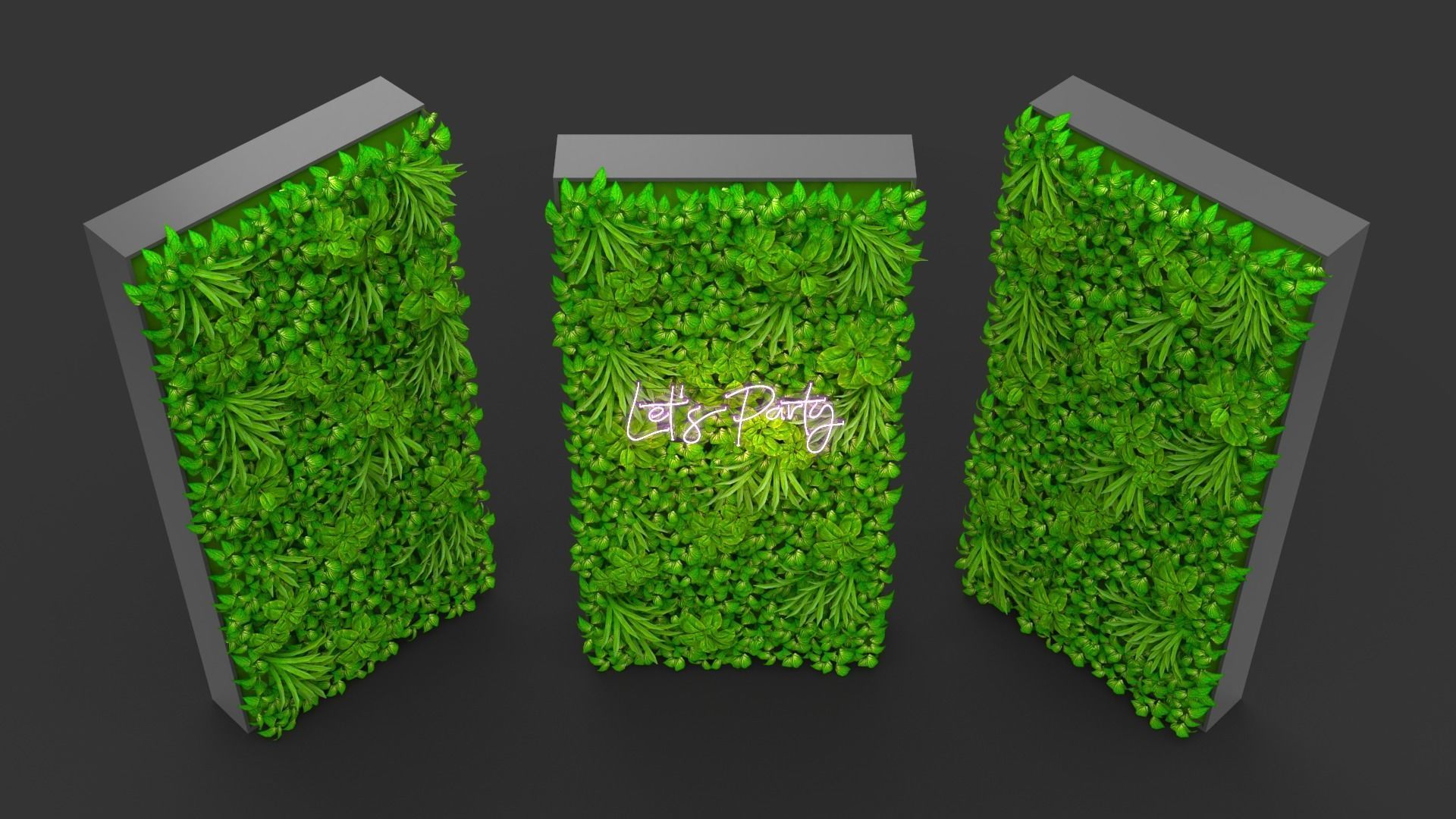 Green Wall 3D model | CGTrader