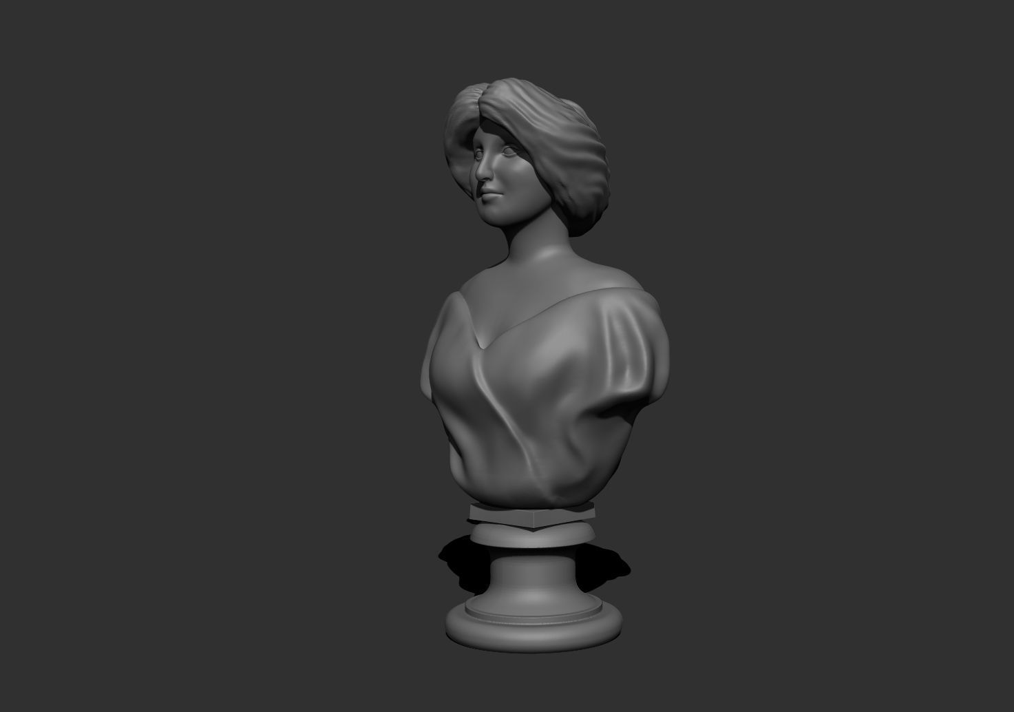 The lady 3D model 3D printable | CGTrader