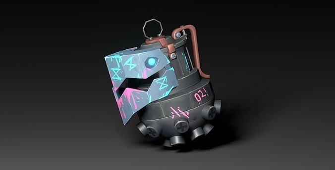 3D model Jinx Grenade VR / AR / low-poly | CGTrader