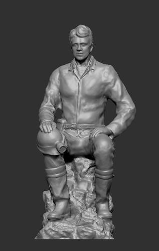 Miner 3D model 3D printable | CGTrader