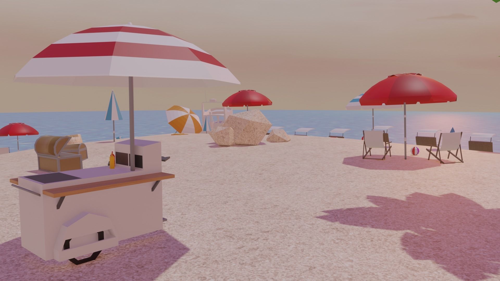 3D model Metaverse Island VR / AR / low-poly | CGTrader