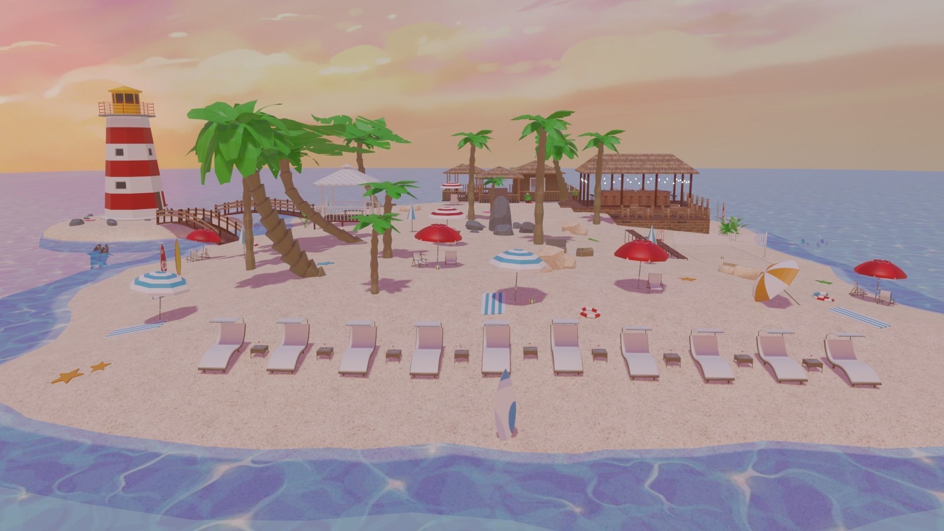 3D model Metaverse Island VR / AR / low-poly | CGTrader