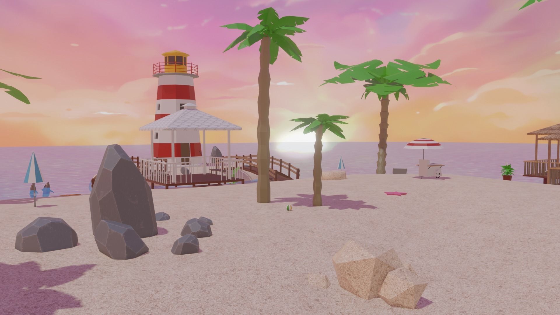 3D model Metaverse Island VR / AR / low-poly | CGTrader