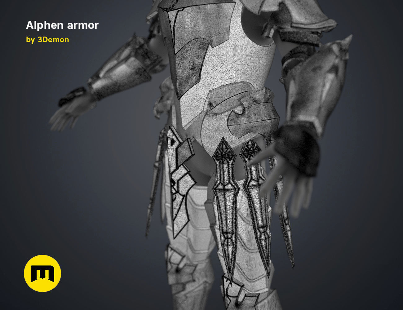 Alphen Armor - Tales of Arise 3D model 3D printable | CGTrader