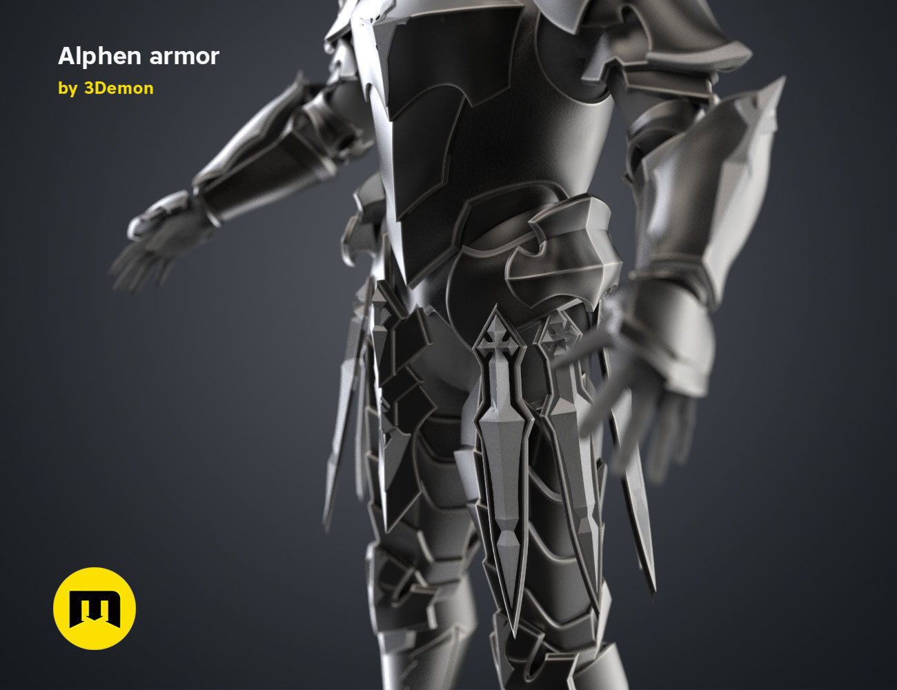Alphen Armor - Tales of Arise 3D model 3D printable | CGTrader