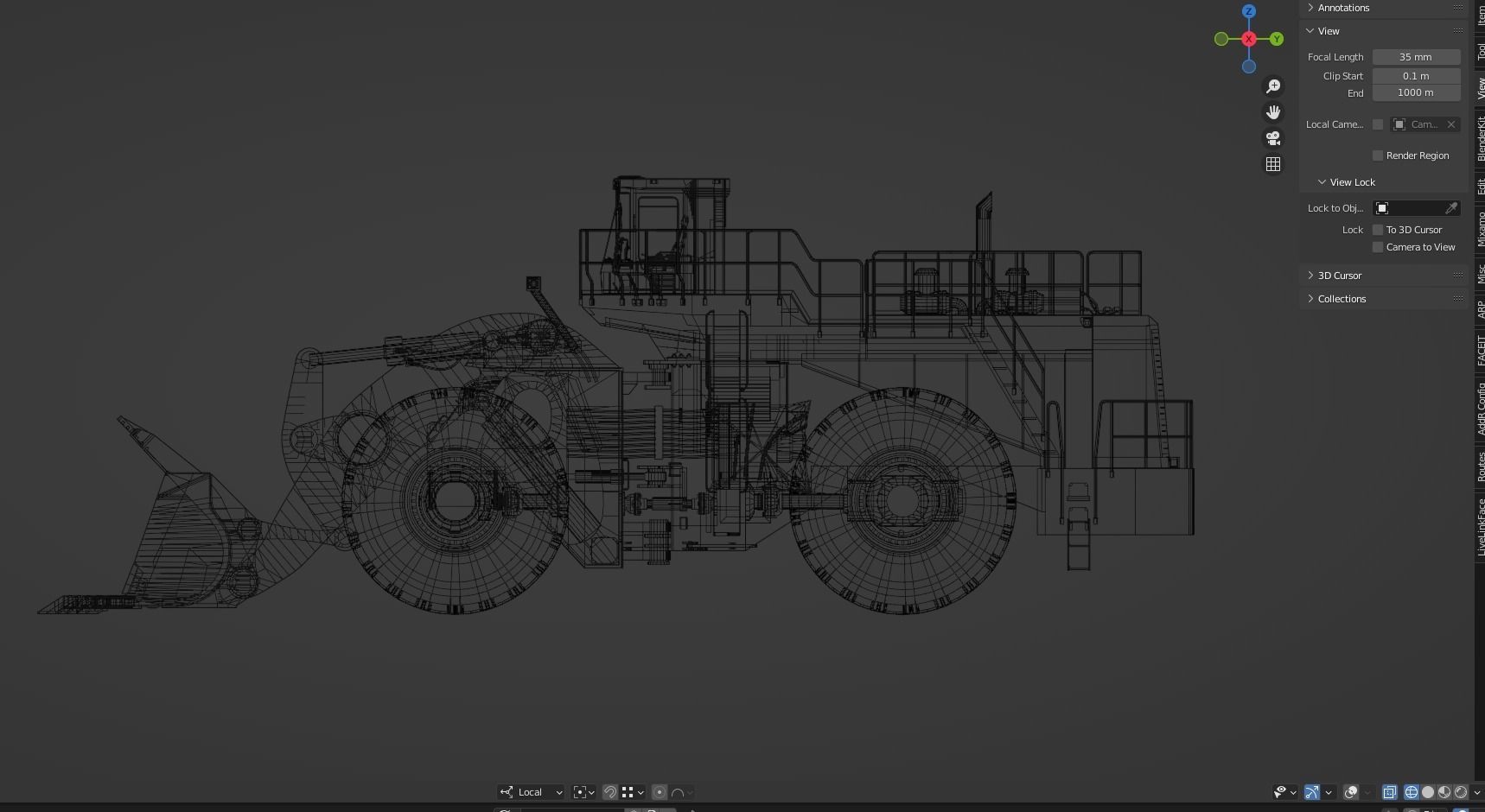 3D model WA1200-6 bulldozer VR / AR / low-poly | CGTrader