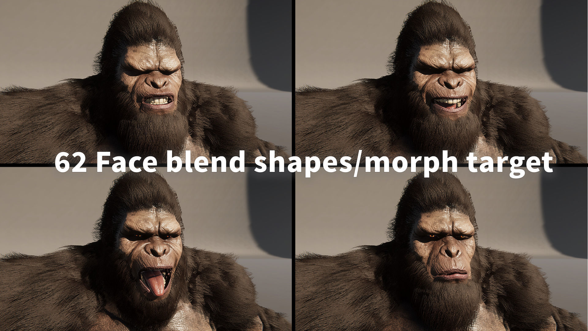 3D model Sasquatch bigfoot VR / AR / low-poly | CGTrader