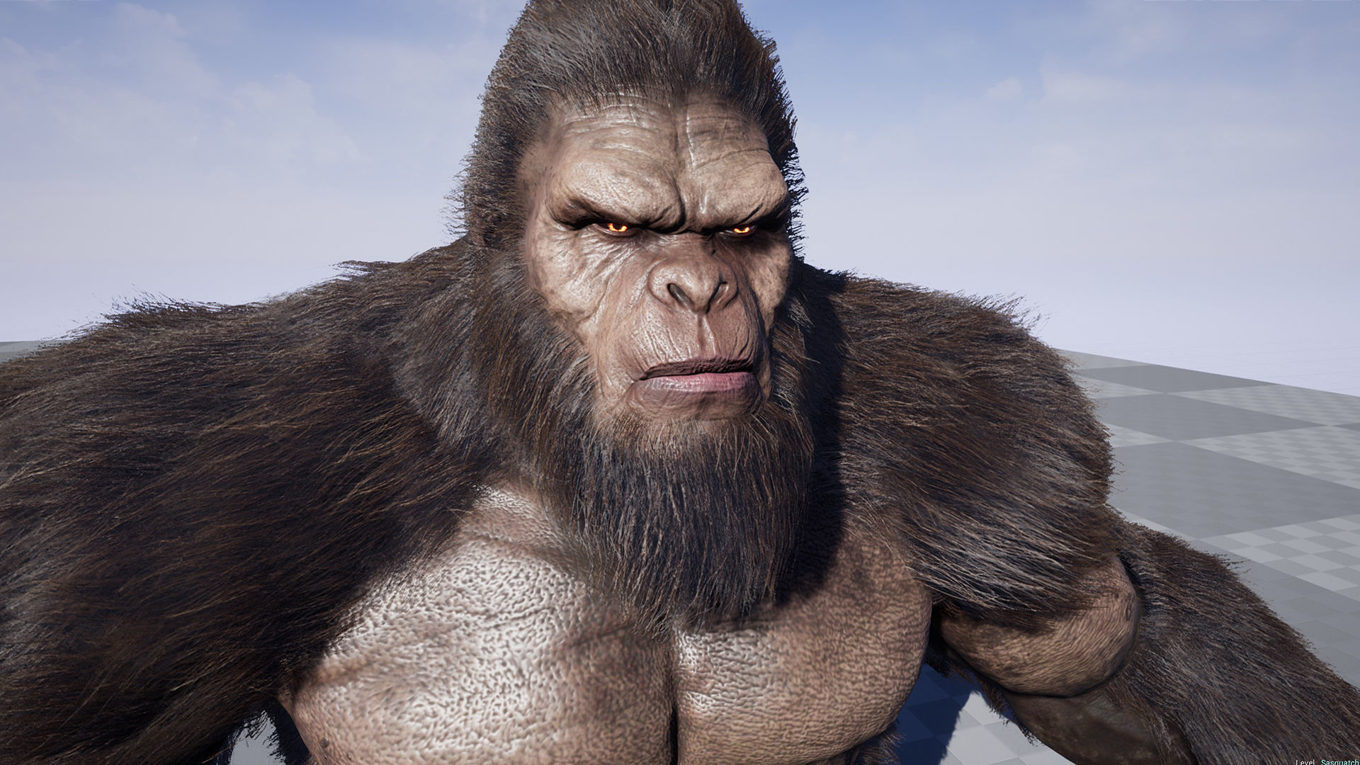 3D model Sasquatch bigfoot VR / AR / low-poly | CGTrader