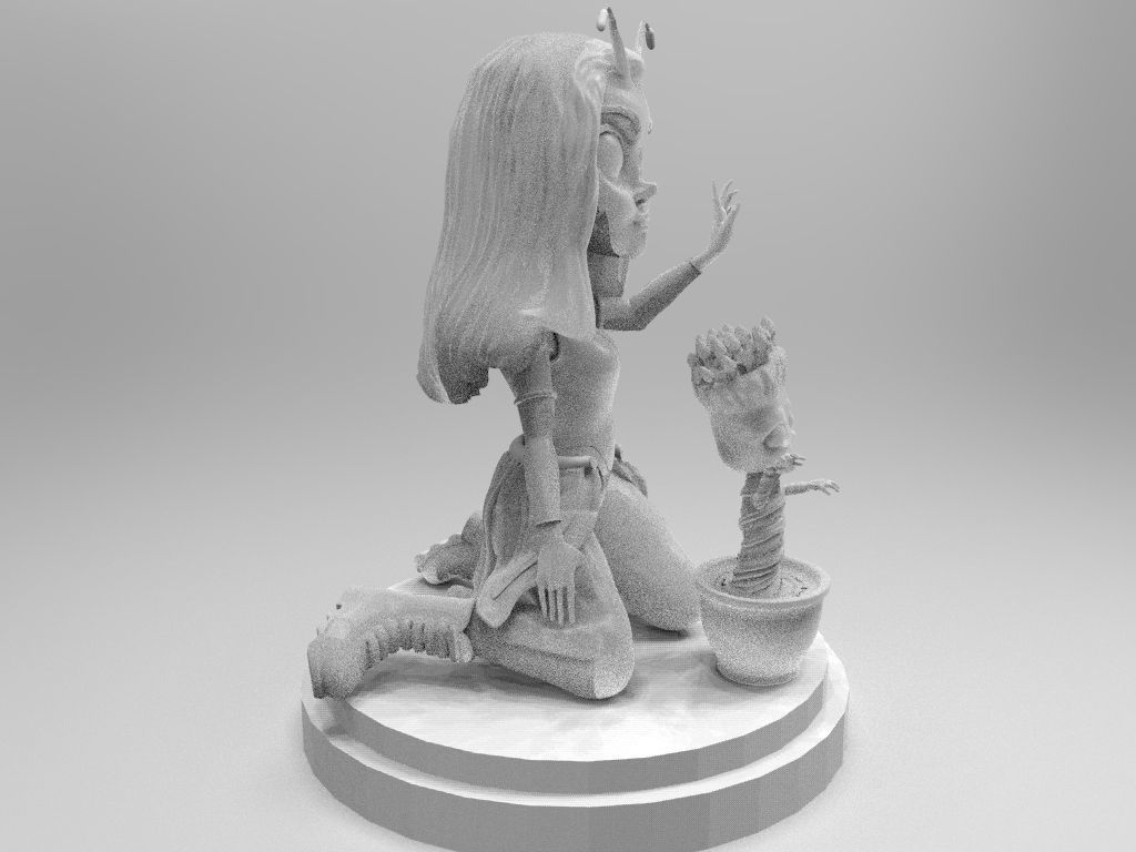 Mantis and Groot 3D model 3D printable | CGTrader