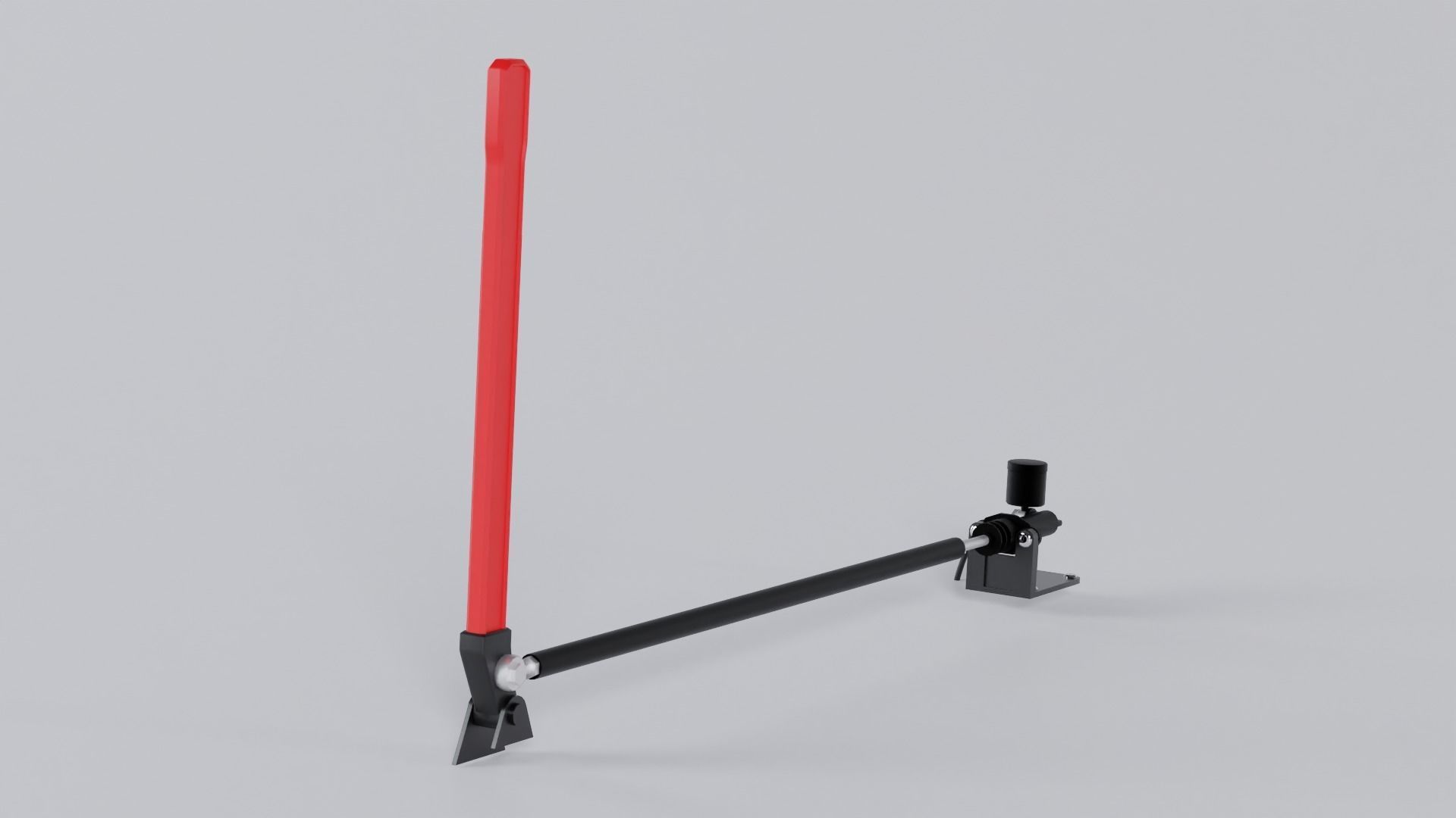 3D model Hydraulic handbrake with extension rod VR / AR / low-poly ...