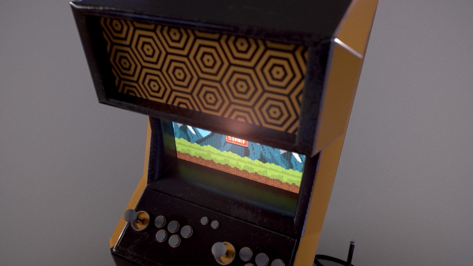 3D model Arcade retro video game machine VR / AR / low-poly | CGTrader
