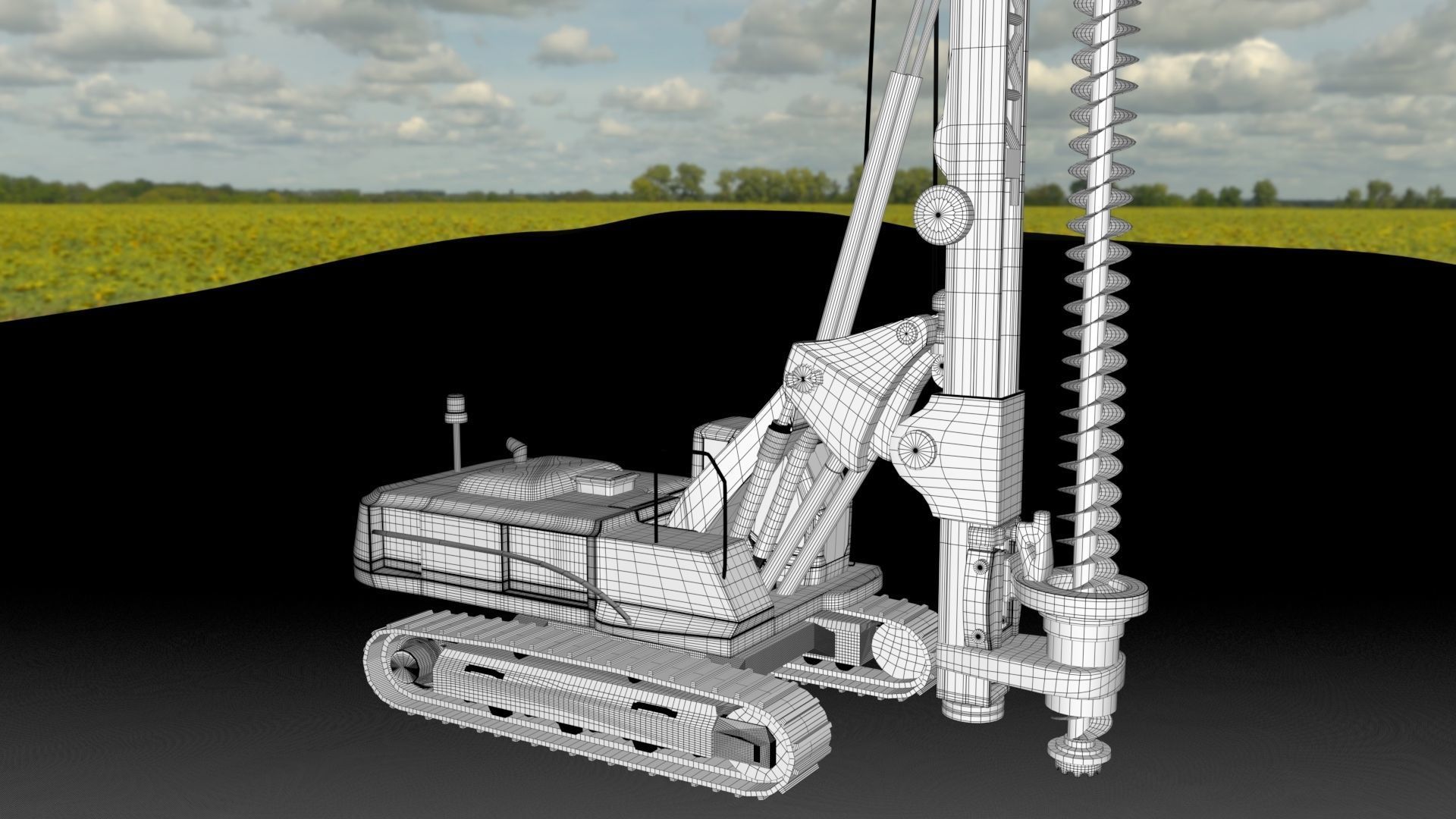 Drilling vehicle 3D model | CGTrader