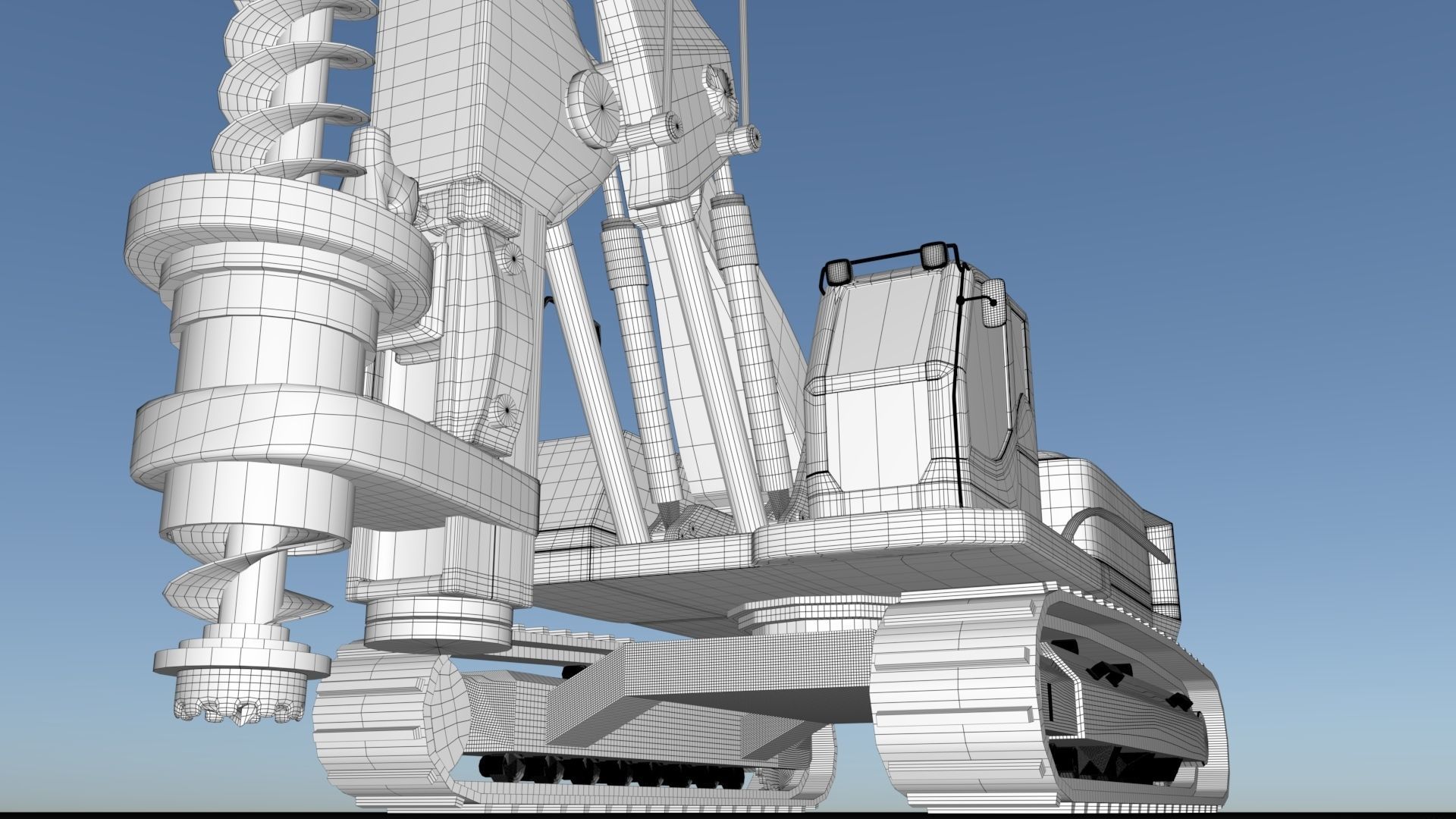 Drilling vehicle 3D model | CGTrader