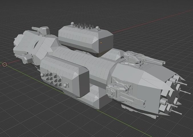 Jeraptha Destroyer free 3D model | CGTrader
