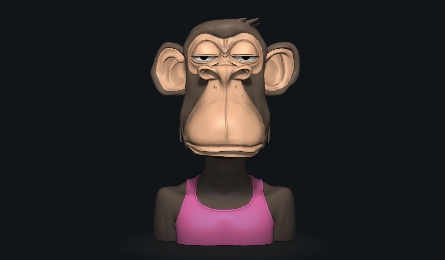ape nft 5 3D model 3D printable | CGTrader