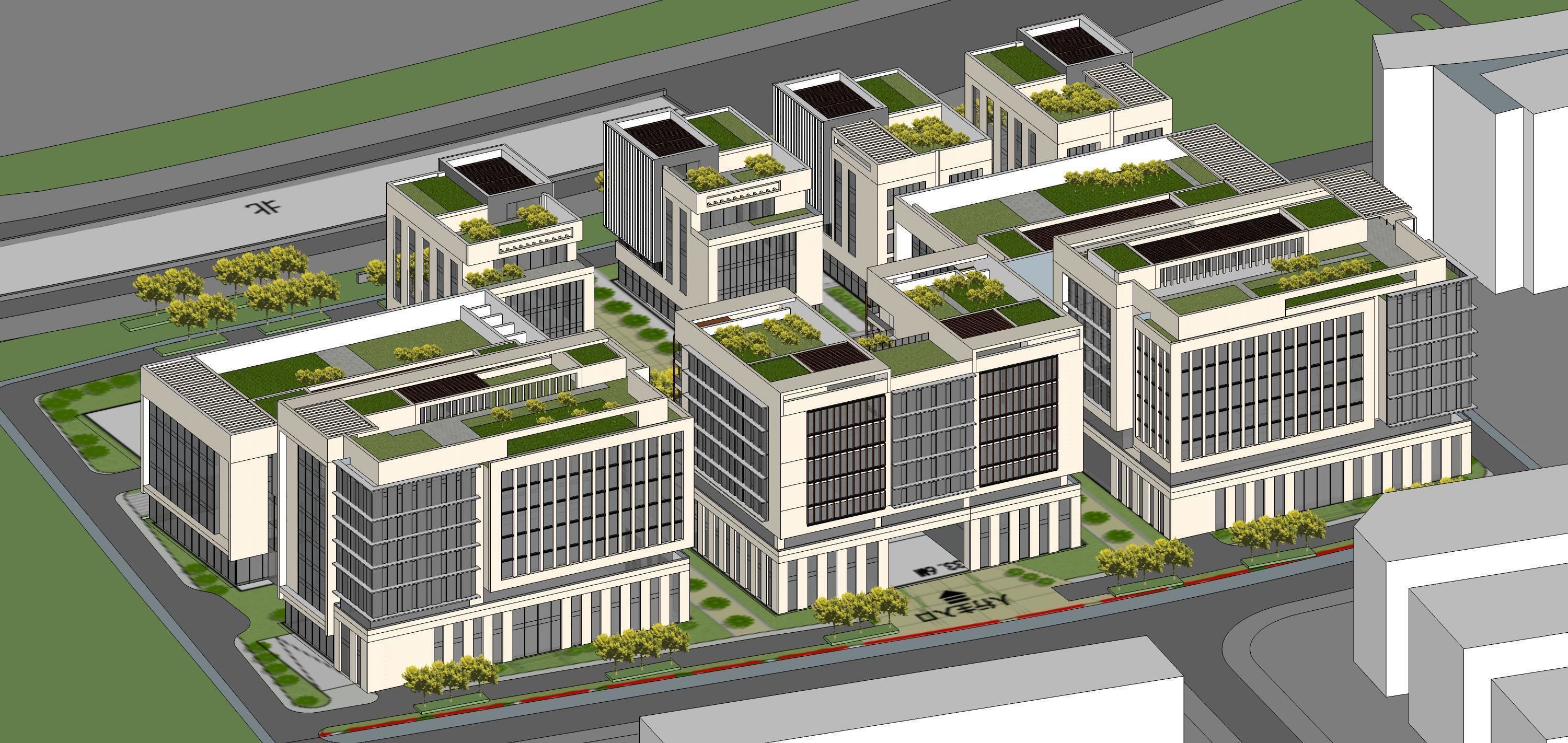 Sketchup Residential Complex Z5 3D model | CGTrader