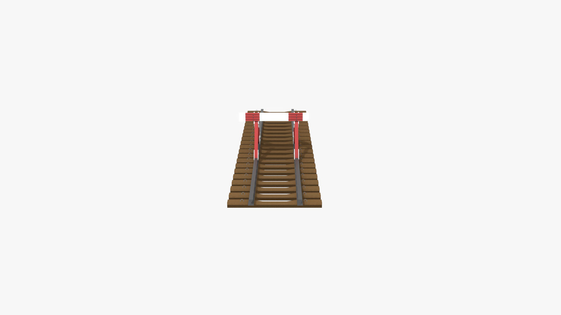 Railway Buffer Stop 3d Model Cgtrader