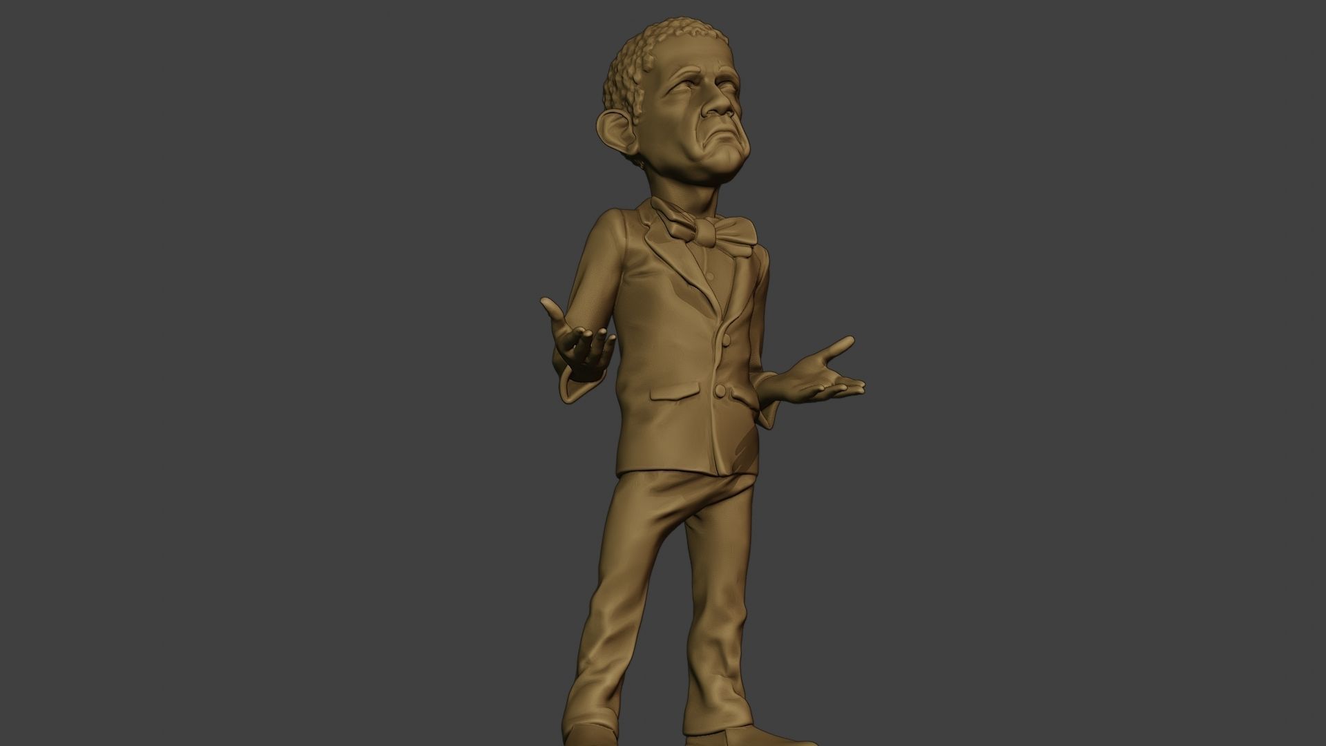 Barack Obama Doubt Meme 3D model 3D printable | CGTrader