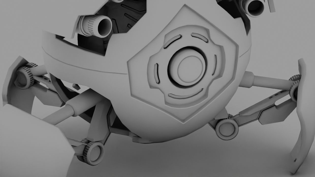 Ball Bot rigged character 3D model rigged | CGTrader