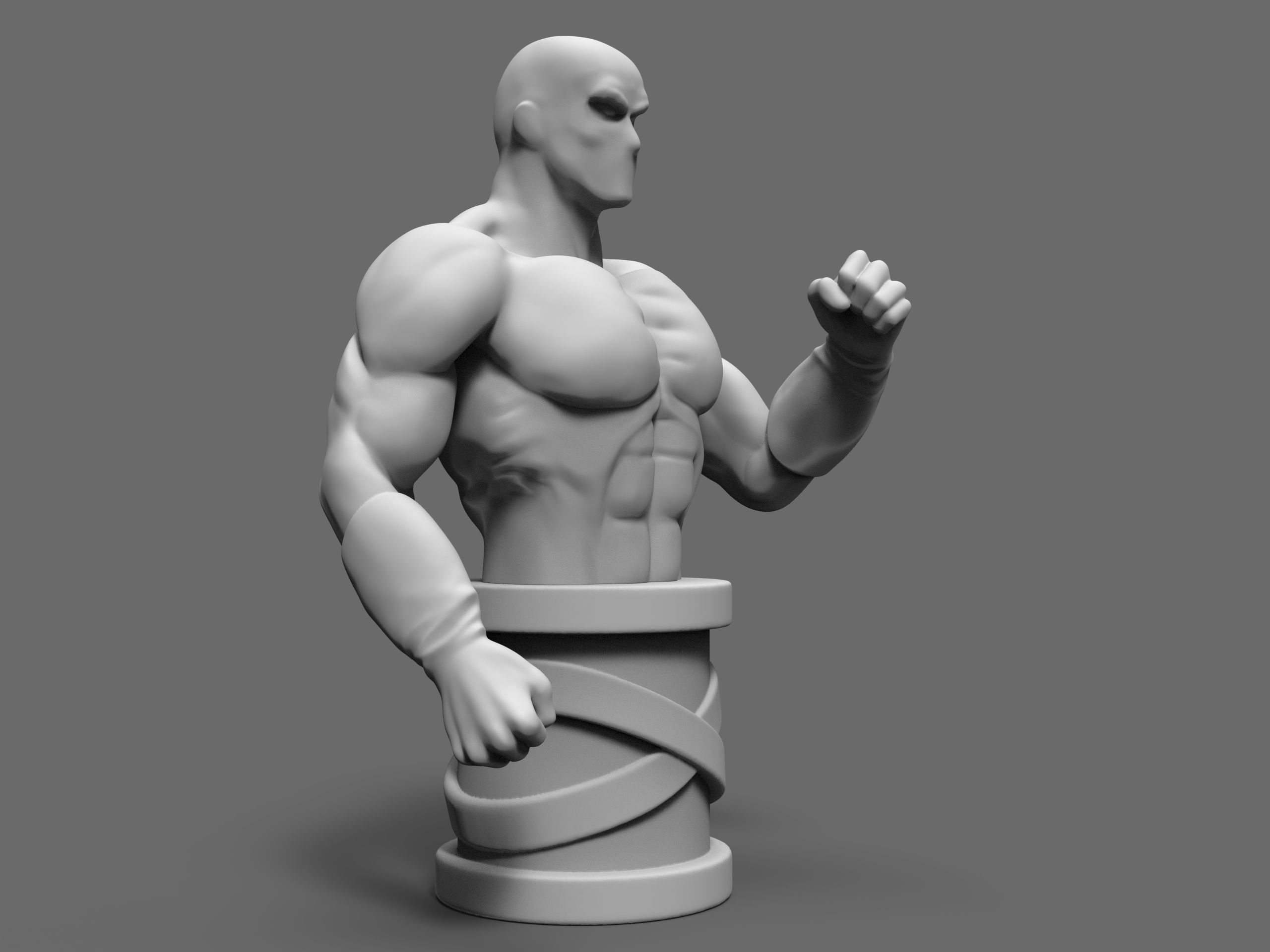 White Tiger - Tigre Bianca - Marvel inspired BUST 3D model 3D printable ...