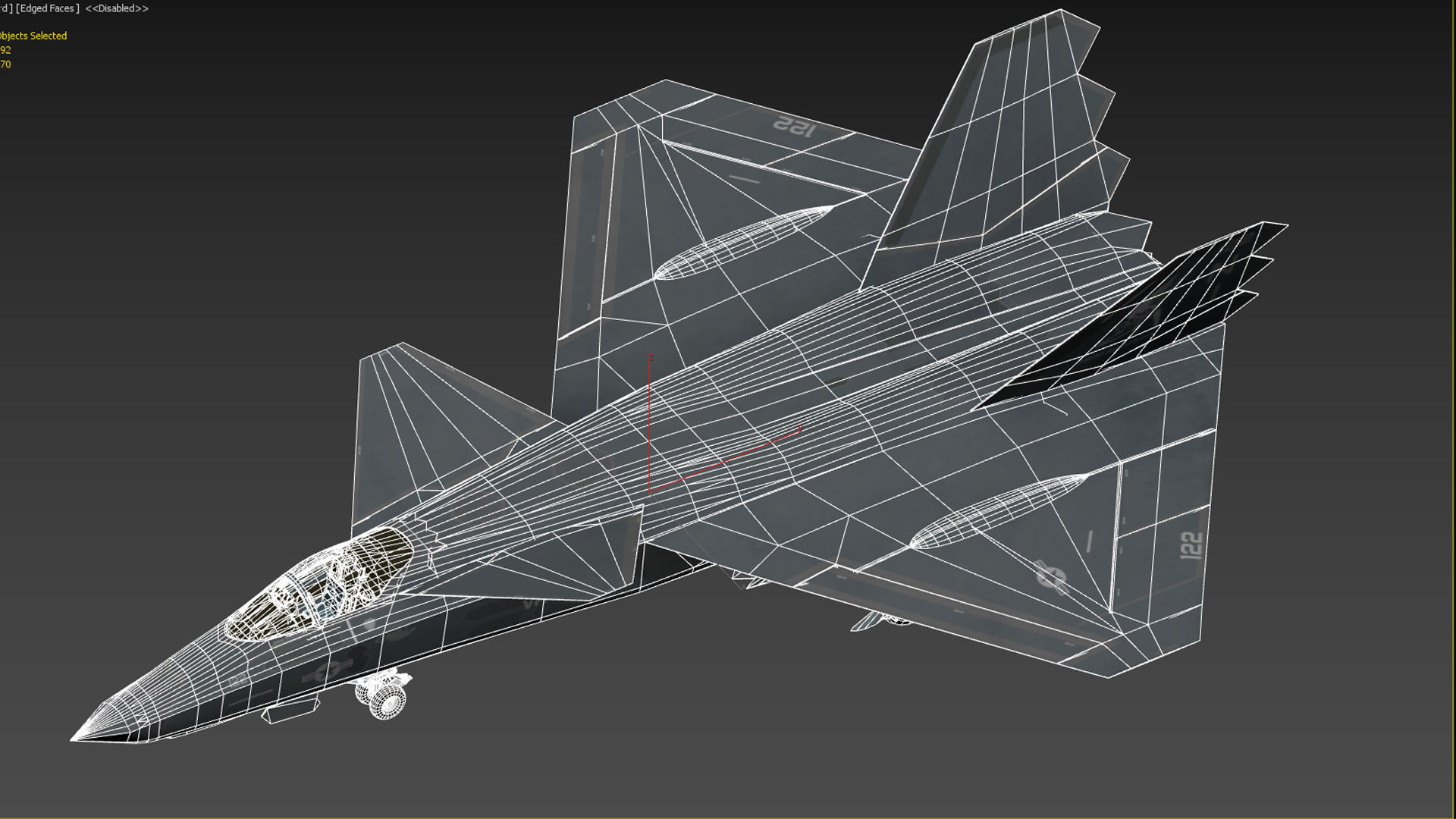 YF-23 naval NATF-23 3D model | CGTrader