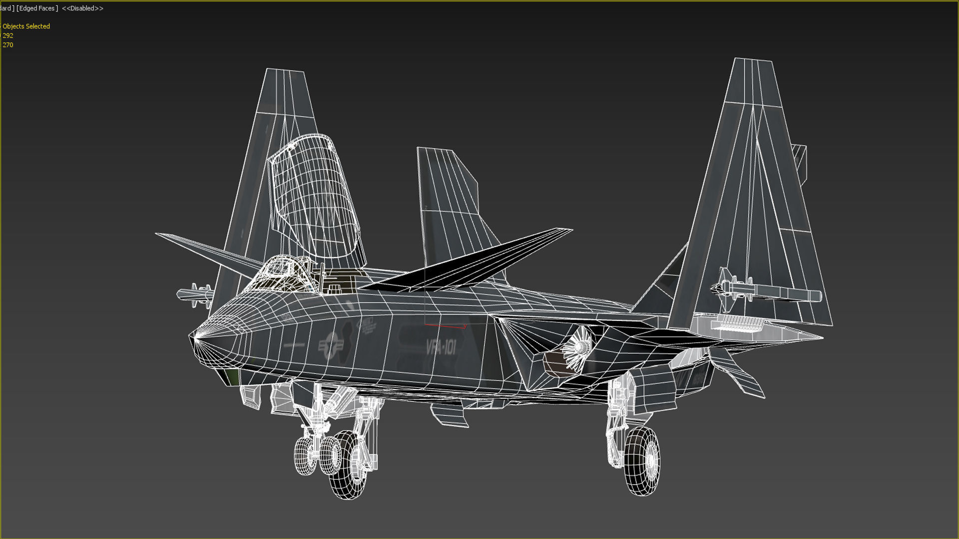 YF-23 naval NATF-23 3D model | CGTrader