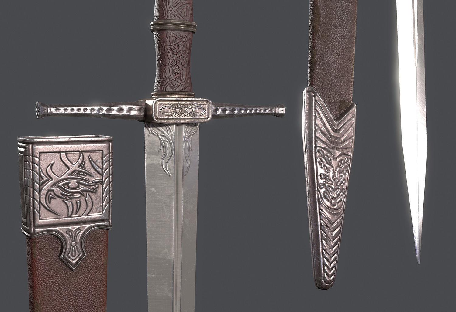 3D model Witcher Full Pack VR / AR / low-poly | CGTrader