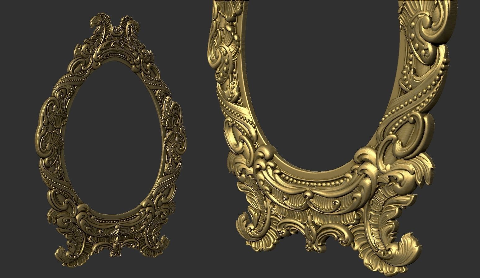 Frame Mirror 3D model 3D printable | CGTrader