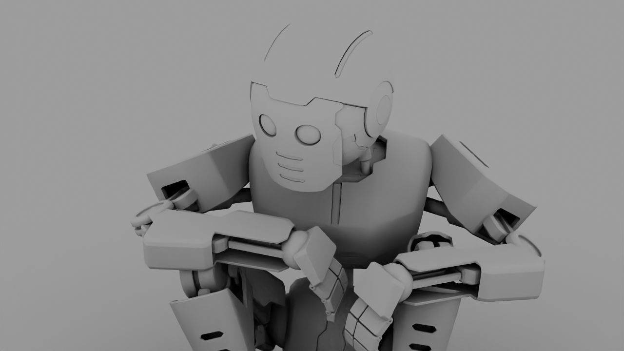 Android V2 rigged character 3D model rigged | CGTrader