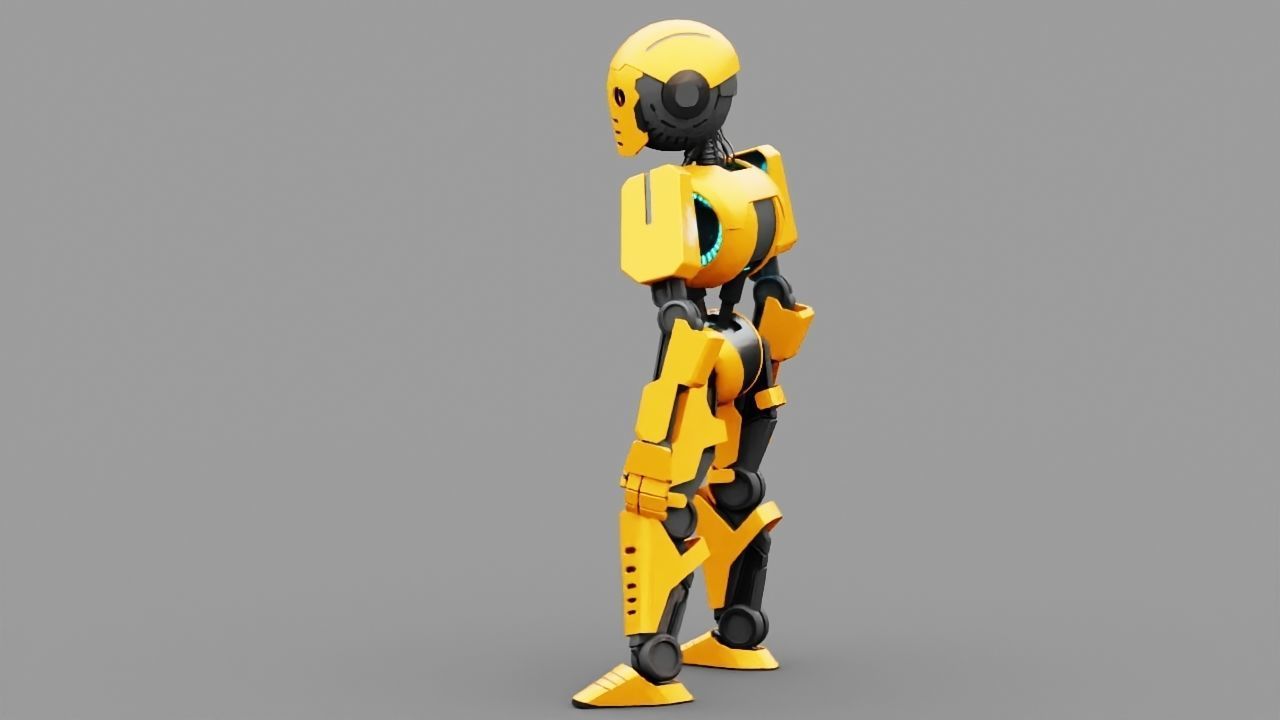 Android V2 rigged character 3D model rigged | CGTrader