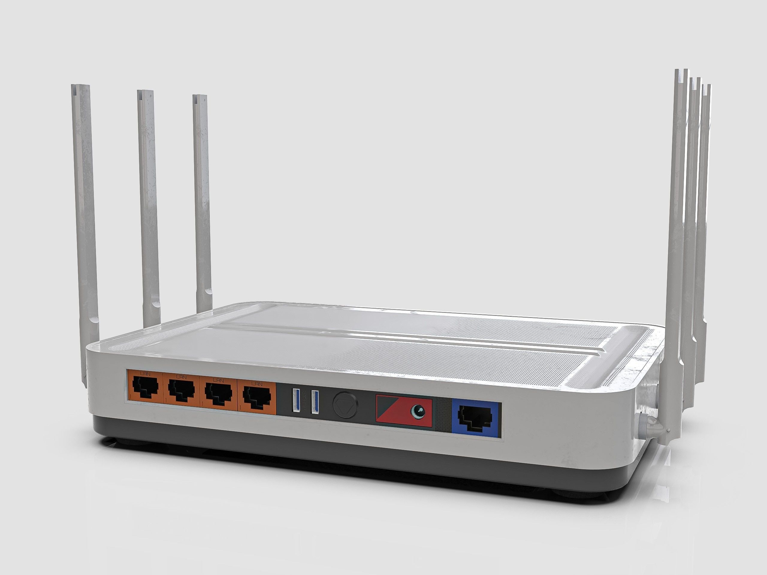 3D model Router PBR 2 Types VR / AR / low-poly | CGTrader