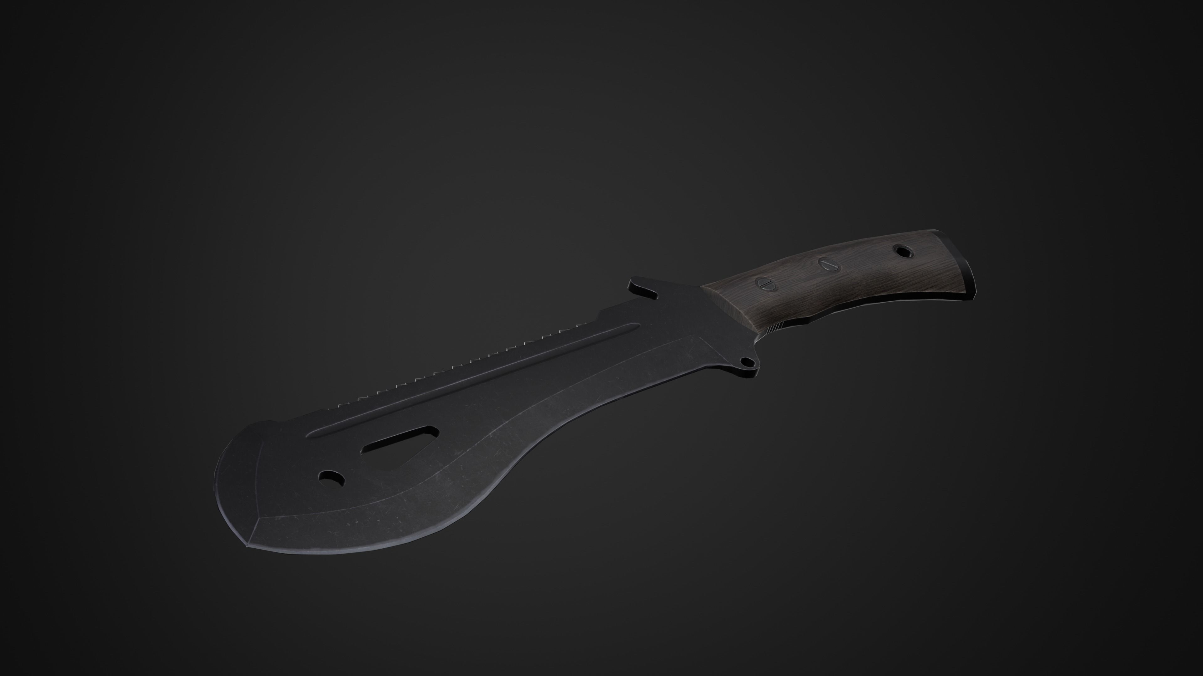 3D model Machete v2 VR / AR / low-poly | CGTrader