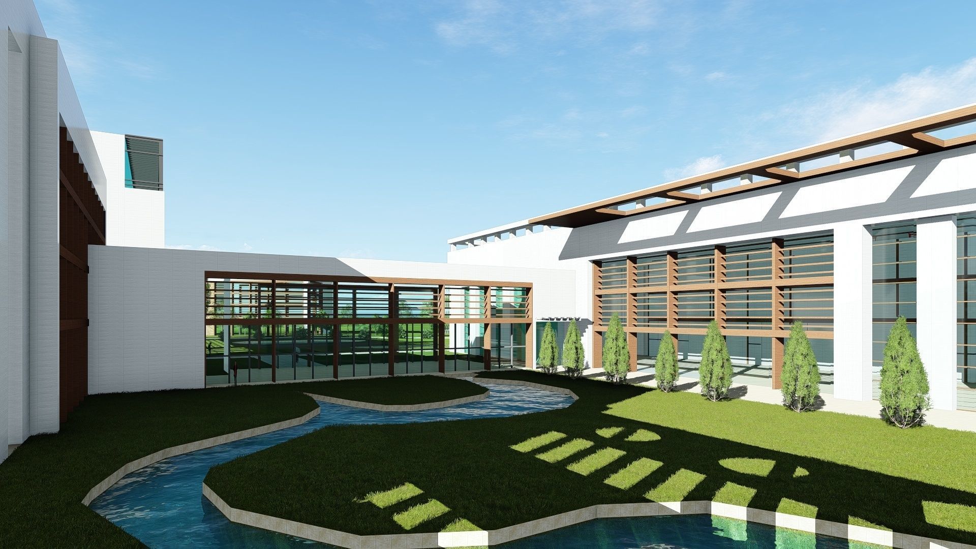 Sketchup Hospital F2 with Render and Lumion file 3D model | CGTrader