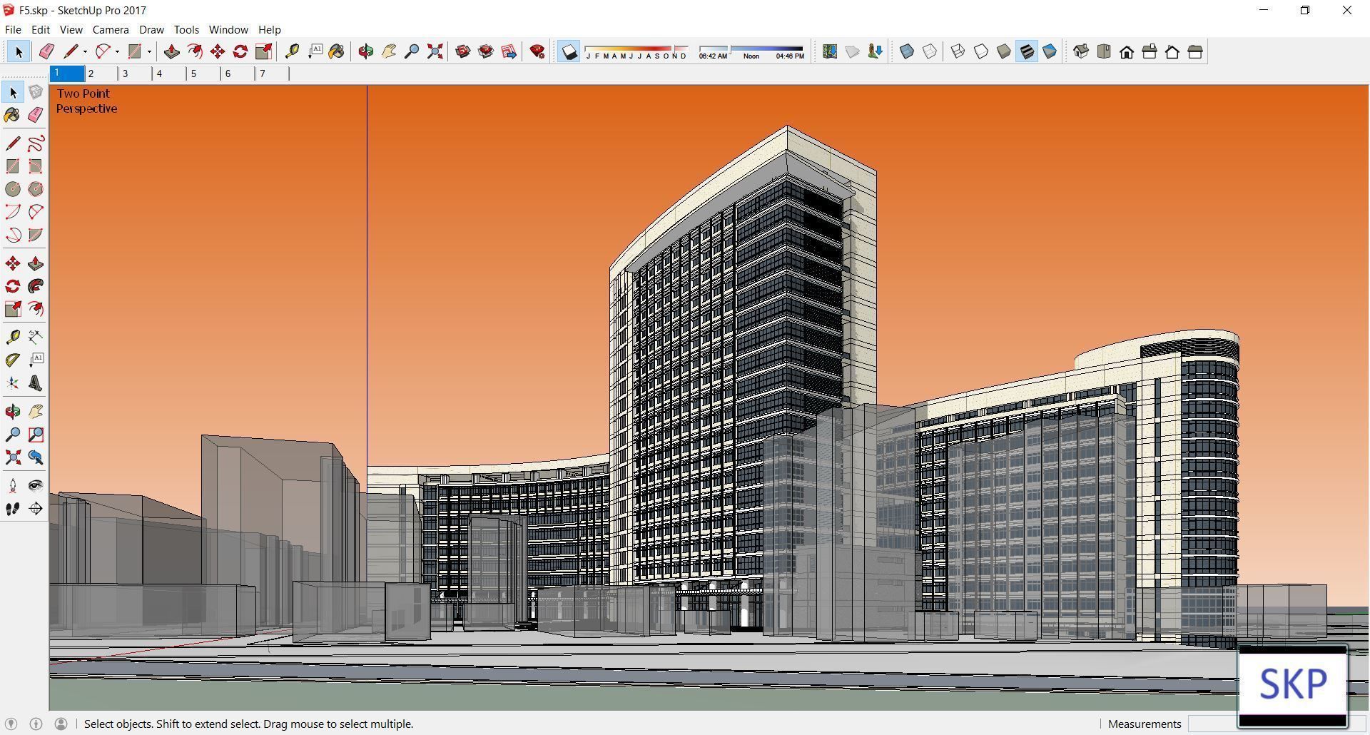 Sketchup Hospital F5 3D model | CGTrader