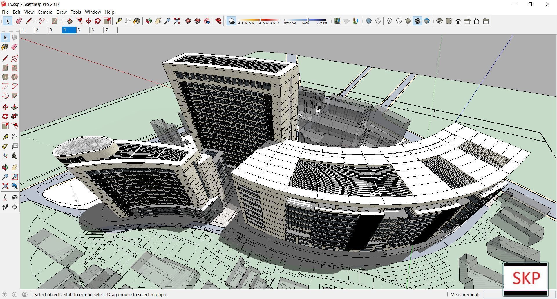 Sketchup Hospital F5 3D model | CGTrader