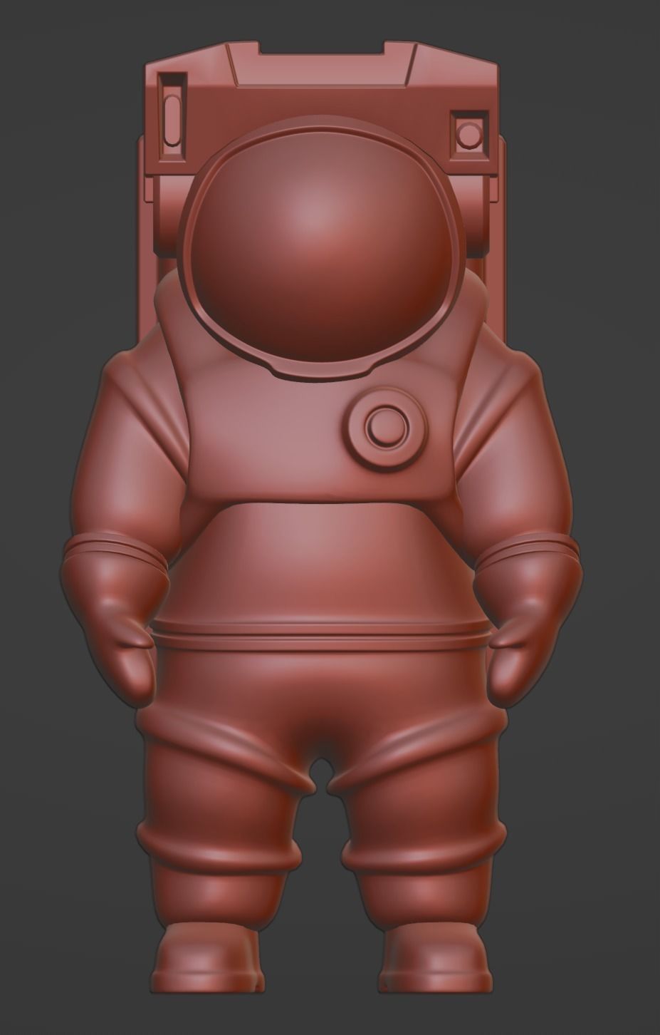 Astronaut with backpack 3D model 3D printable | CGTrader
