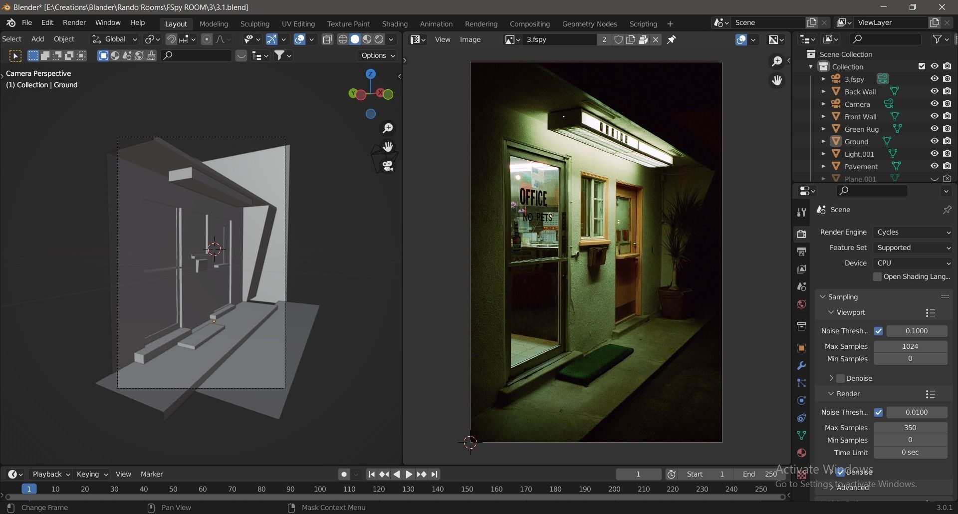 Front of Office free 3D model | CGTrader