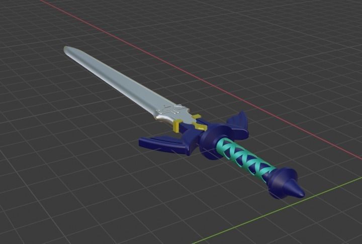 3D model Links Sword VR / AR / low-poly | CGTrader